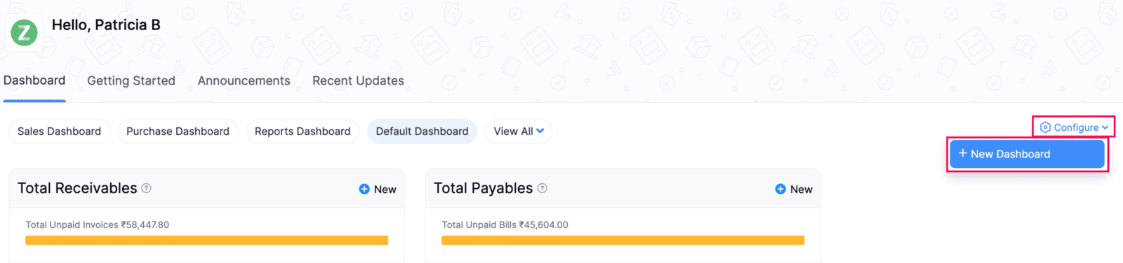 How to Create and Utilise Custom Dashboards in Zoho Books? | IT Solutions Solved